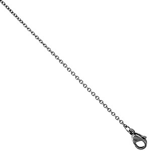 Sterling Silver St Luke Medal Pendant Oxidized finish Oval 1 inch