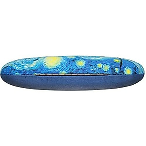 Vincent Van Gogh Painting Art Premium Quality Starry Night Eyeglass Case and Matching Microfiber Eyeglass Cleaning Cloth