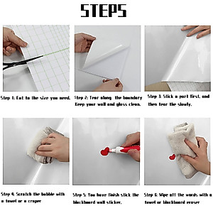 White Contact Paper Decorative for Cabinets Countertops Kitchen Shelves Liner Glossy Glitter Self Adhesive Film Peel and Stick Waterproof Removable Wallpaper(15.7in196.8in)