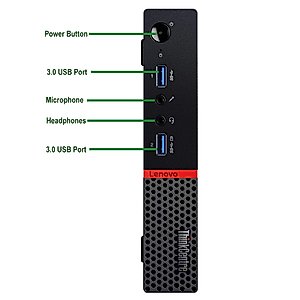 Lenovo M900 Tiny Computer Micro Tower PC, Intel Core i5 6400T Processor, 16GB DDR4 Ram, 512GB M.2 SSD,Wireless Keyboard & Mouse, Wifi | Bluetooth, New 19" FHD LED Monitor, Win 10 Pro (Renewed)