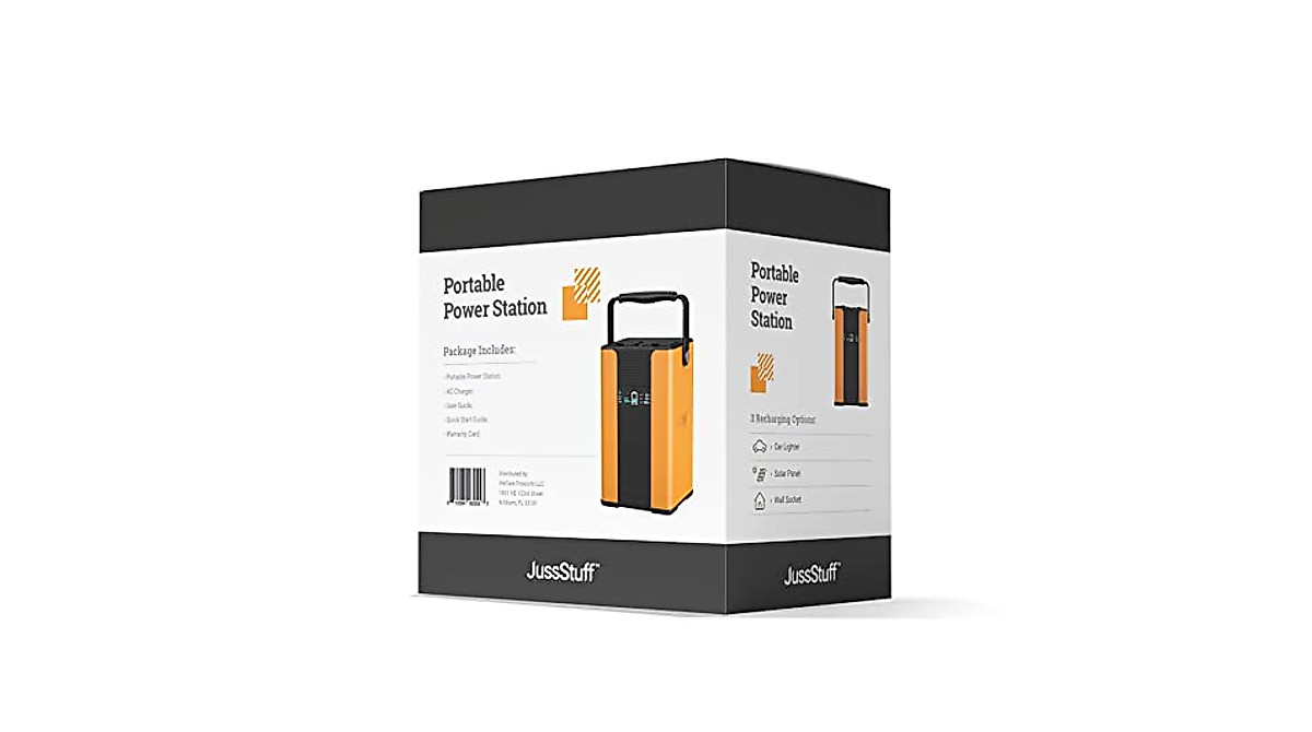 Portable Power Station 300W - Indoor & Outdoor Battery Powered Outlet ...