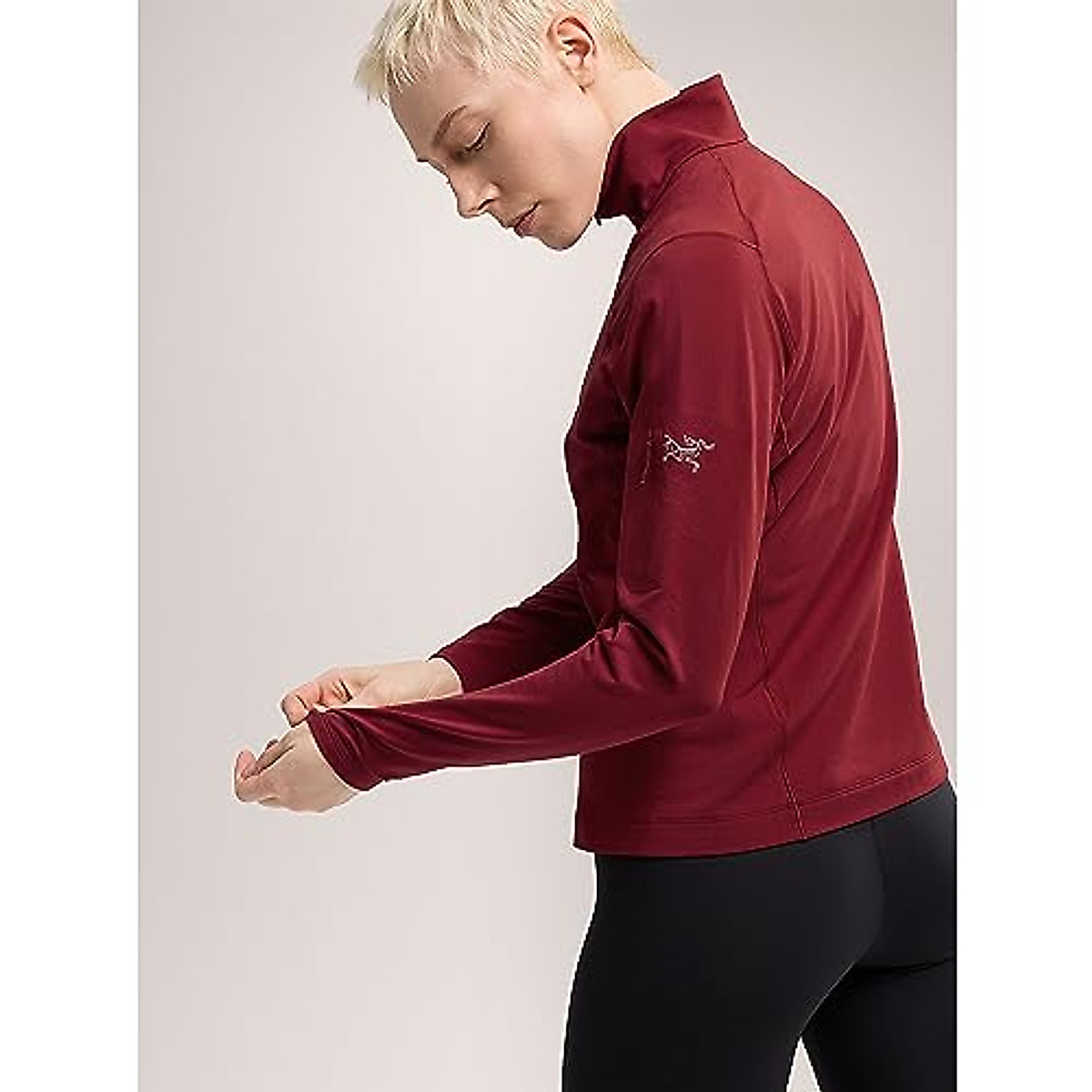 Arc'teryx Rho Zip Neck Women's | Versatile Lightweight Base Layer | Bordeaux, X-Small