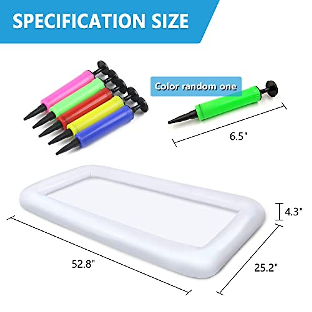 INNOVATIVE LIFE Inflatable Drink Cooler for Parties, Large Size Food Cooler Buffet, BBQ Picnic Pool Party Ice Serving Platters & Picnic Supplies