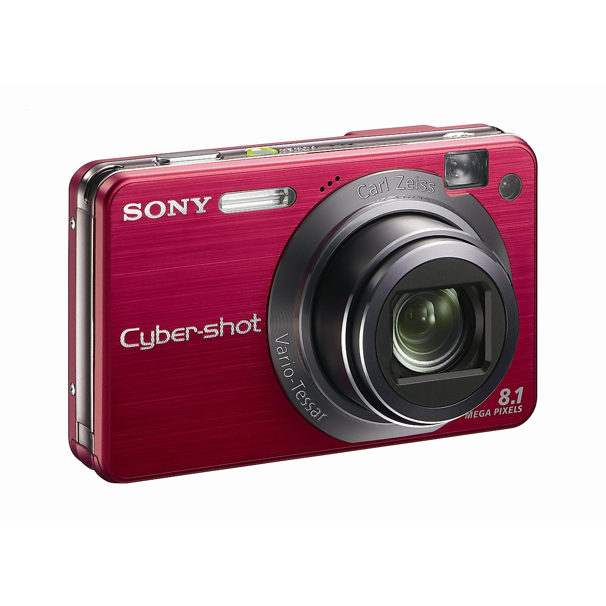 Sony Cybershot DSCW150/R 8.1MP Digital Camera with 5x Optical Zoom with Super Steady Shot (Red)