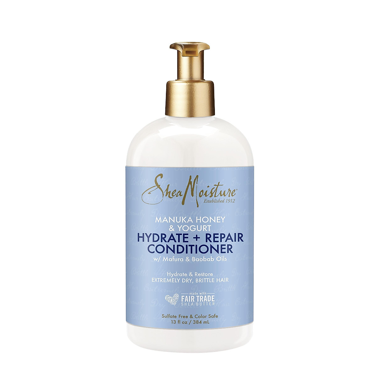 SheaMoisture Hydrate & Repair Conditioner for Damaged Hair Manuka Honey & Yogurt Shea Butter 13 oz