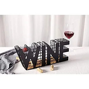 JHY DESIGN Wine Cork holder-13.5" Length Metal Craft Wine Cork Storage