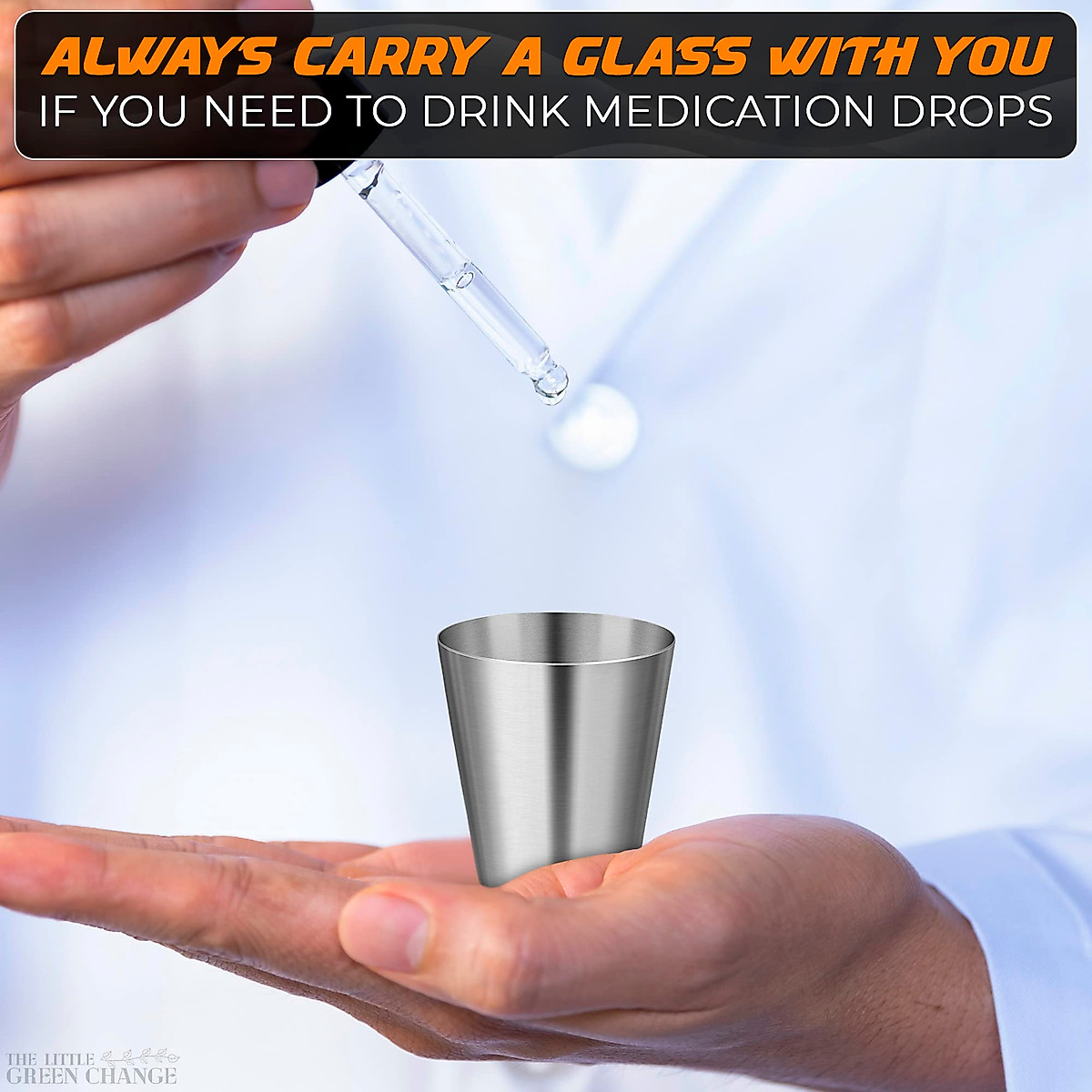 30 ml Stainless Steel Shot Glasses Drinking Vessel - 15 Pcs Outdoor Camping Travel Coffee Tea Cup, Silver Cup - Unbreakable Metal Shooters for Whiskey Tequila Liquor Great Barware Gift