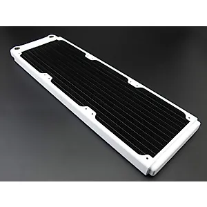 XSPC TX360 Ultra Thin Radiator, 120mm x 3, Triple Fan, White