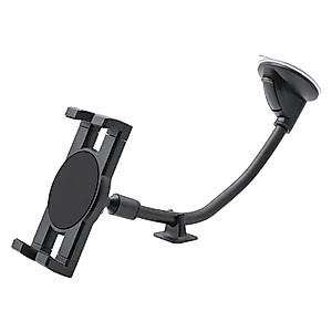 MagicHold 360 Degree Rotating Double Hold Car Mount Holder Compatible with Ipad Mini, IPAD Air, Ipad Pro 9.7 10.5 Inch, iPhone ,Tablets or Smartphone 3 to 11 Inch