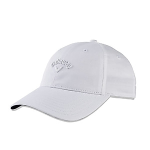 Callaway womens Ladies Heritage Twill Hat, White/White, One Size US