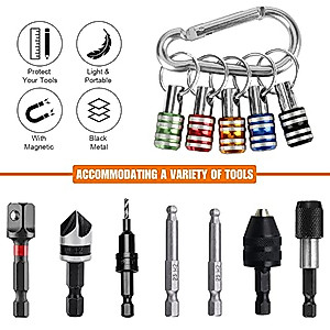 5PCS 1/4inch Hex Shank Screwdriver Bits + Universal Socket Tool Gifts for Men