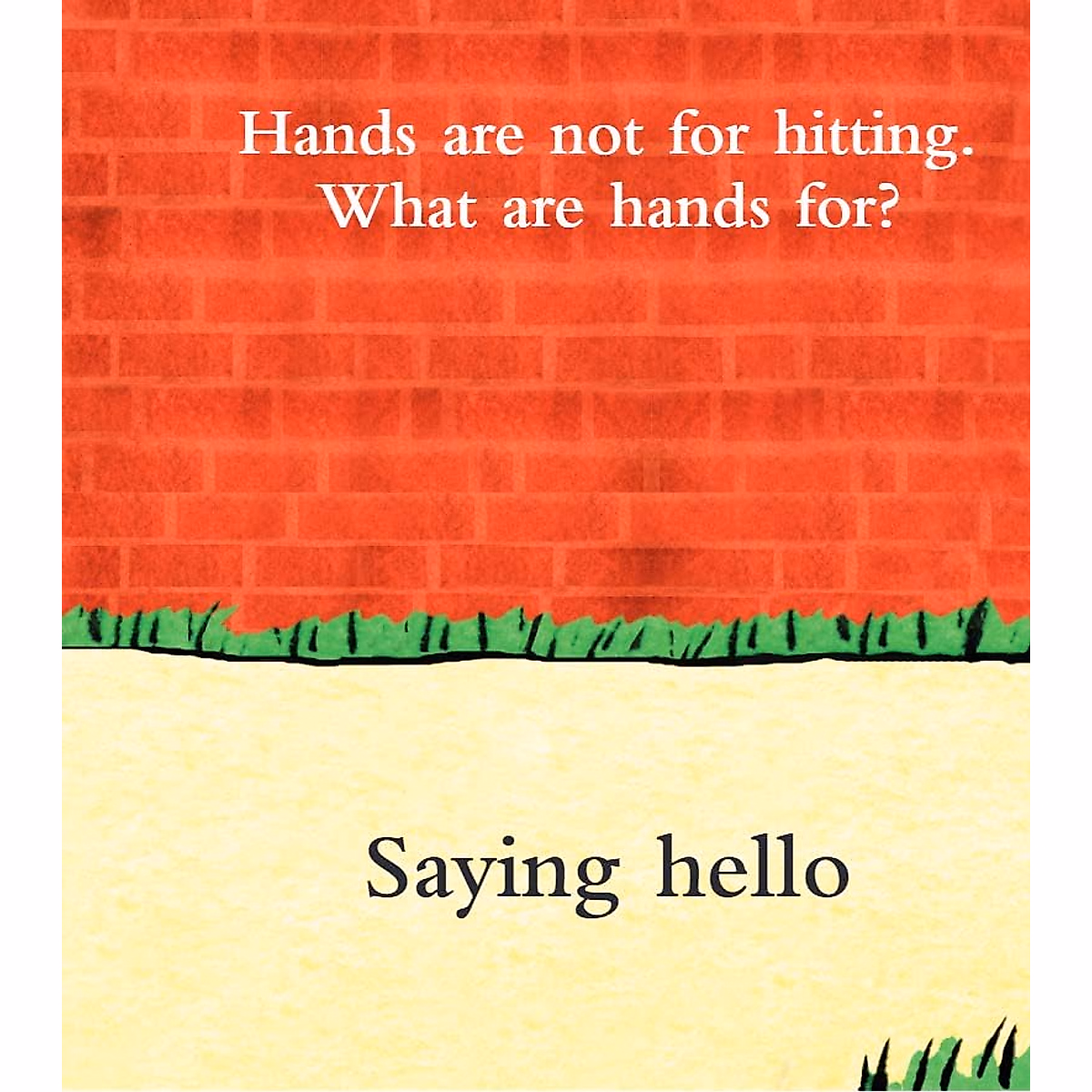 Hands Are Not for Hitting (Board Book) (Best Behavior Series)