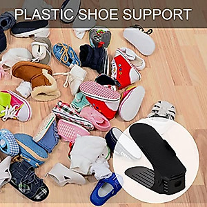 Shoe Slots Organizer, Double Deck Easy Shoe Stacker for Sneakers, 3-Level Shoe Rack Thickened Holder Storage Space Saver Pingfen