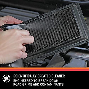 K&N Air Filter Cleaning Kit: Aerosol Filter Cleaner and Oil Kit; Restores Engine Air Filter Performance; Service Kit-99-5000, Multi