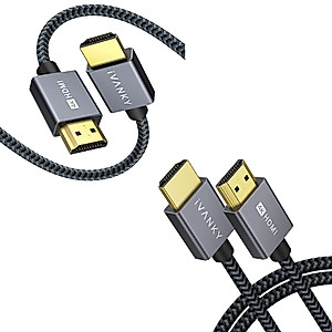 IVANKY 4K HDMI 2.0 Cable 6.6 ft + 10ft