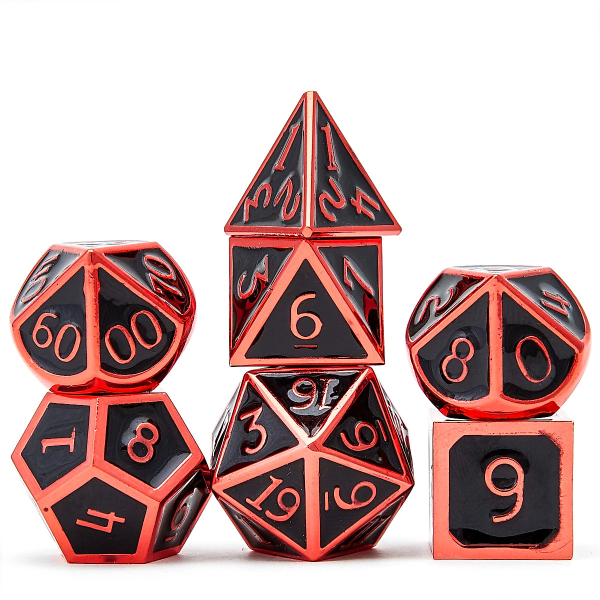 DND Dice Handmade Resin Sharp Edge D&D dice Set for Dungeons and Dragons RPG dice Beautiful Interior refractive Surface Wonderful and Unusual