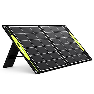 TWELSEAVAN Portable Solar Panel for Power Station, 100W Foldable Solar Charger with QC3.0/PD60W/DC 4 Outputs for Phone Tablet Camping Outdoors RV