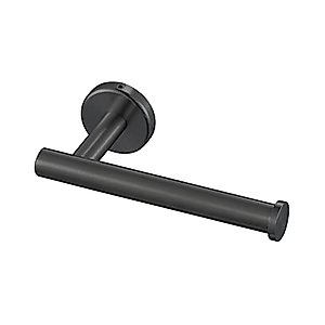 SUMBIN Bathroom Towel SUS 304 Robe Hook Holder, Heavy Duty Coat Hook for Bathroom Livingroom Hotel Kitchen Garage, Wall Mounted in Matt Black Finish
