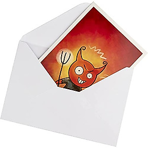 48-Pack Assorted Halloween Greeting Cards with Envelopes, 6 Cartoon Designs