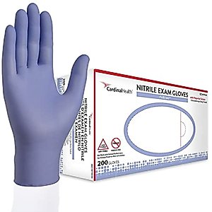 Cardinal Health FLEXAL Medical Nitrile Gloves - Large 4.0 Non-Sterile Chemo Rated - Cornflower Blue - 200/Box CT