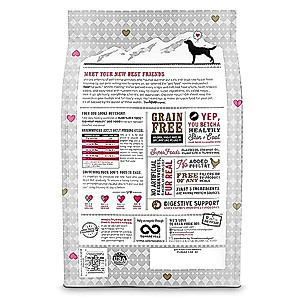 I and love and you Nude Superfood Dry Dog Food - Grain Free Kibble, Pork, Prebiotics & Probiotics,23-Pound