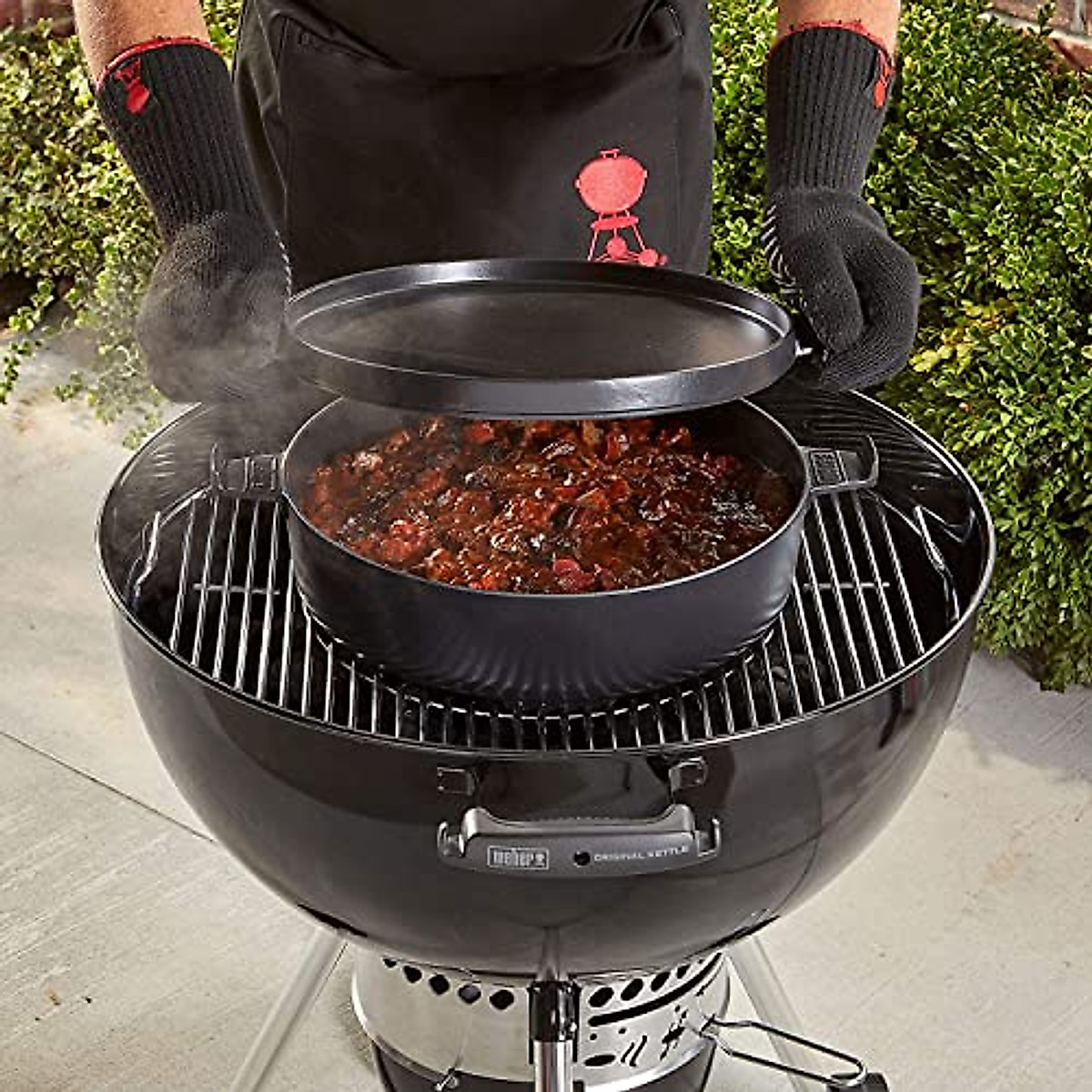 Weber Duo Dutch Oven, 7.25 quarts, Black