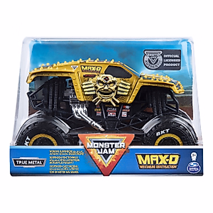 Monster Jam, Official Max D Monster Truck, Die-Cast Vehicle, 1:24 Scale