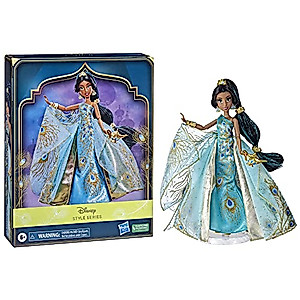 Disney Princess Style Series 30th Anniversary Jasmine Fashion Doll, Deluxe Collector Doll with Accessories, Disney Toy for Kids 6 and Up