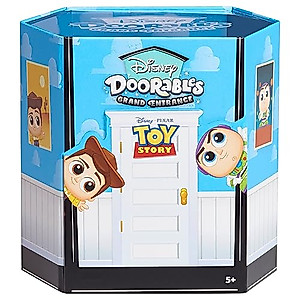 DOORABLES Disney New Grand Entrance 3-inch Collectible Figures Buzz Lightyear and Woody, Officially Licensed Kids Toys for Ages 5 Up, Amazon Exclusive