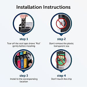 LC 203XL Compatible Ink Cartridge Replacement for Brother LC203XL Works with MFC-J480DW J880DW J4420DW J680DW (1 Cyan, 1 Magenta, 1 Yellow, 3 Pack)