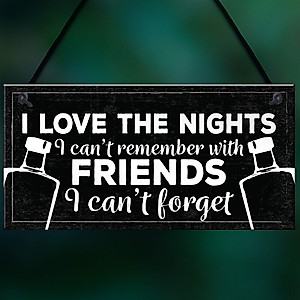 Funny Garden Shed Home Bar Pub Beer Vodka Gin Alcohol Hot Tub Sign Friendship Gifts