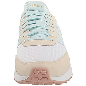 adidas Women's 70s Running Shoe, FTWR White/Almost Blue/Off White, 8