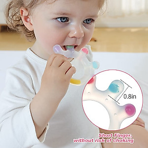 Haakaa Baby Feeder & Dinky Digits Palm Teether Combo
