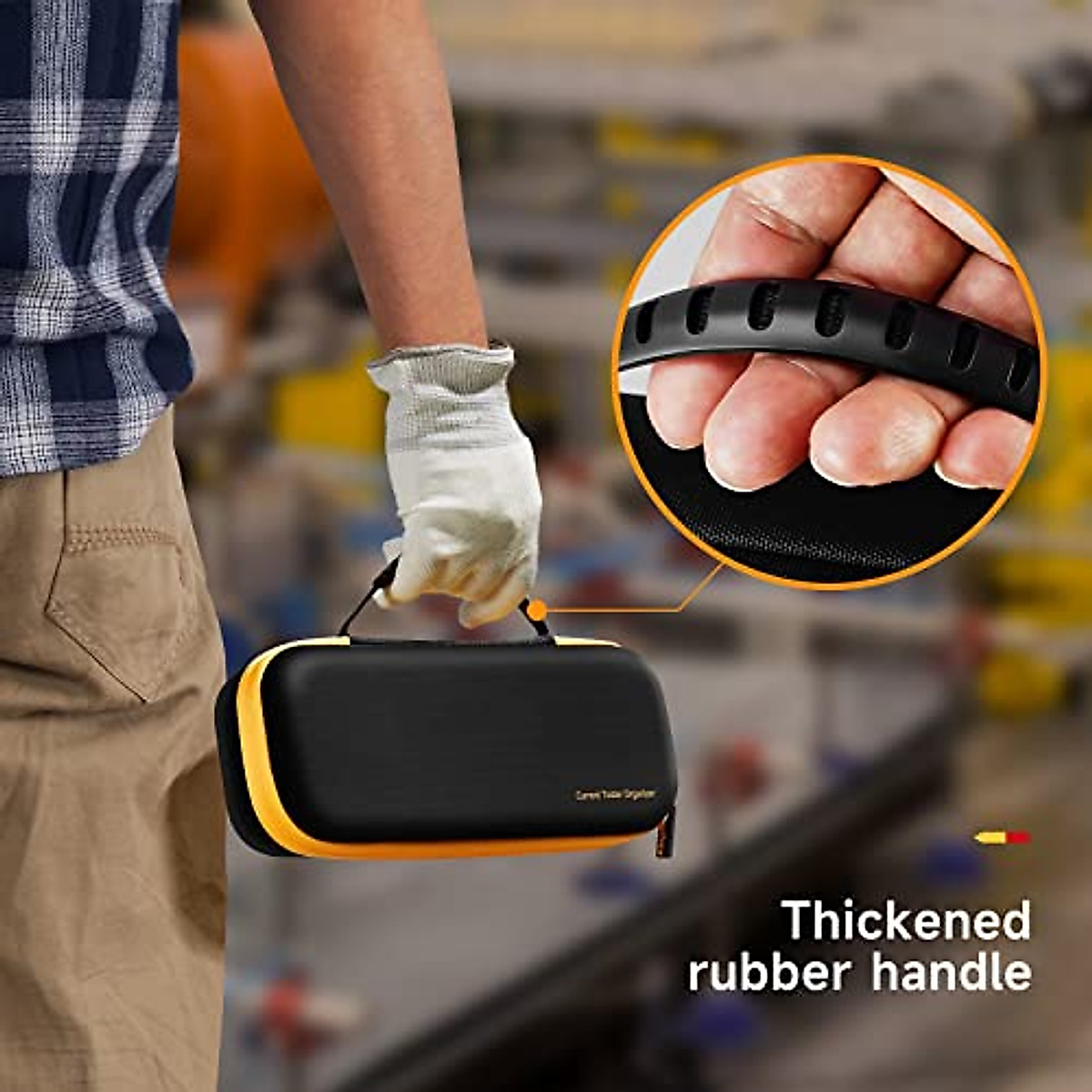 KingSung Hard Case for Fluke T5-600/T5-1000/ T5600/ T6-1000/ T6-600 Electrical Voltage, Tester Multimeter Carrying Storage Bag, Black