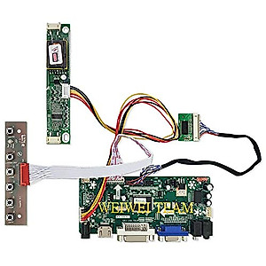 Lysee Mobile Phone Parts - 12.1 inch 800X600 Display Screen LQ121S1DG31 TFT LCD Panel M.NT68676.2 LCD Controller Board HDMI+DVI+VGA Audio PC