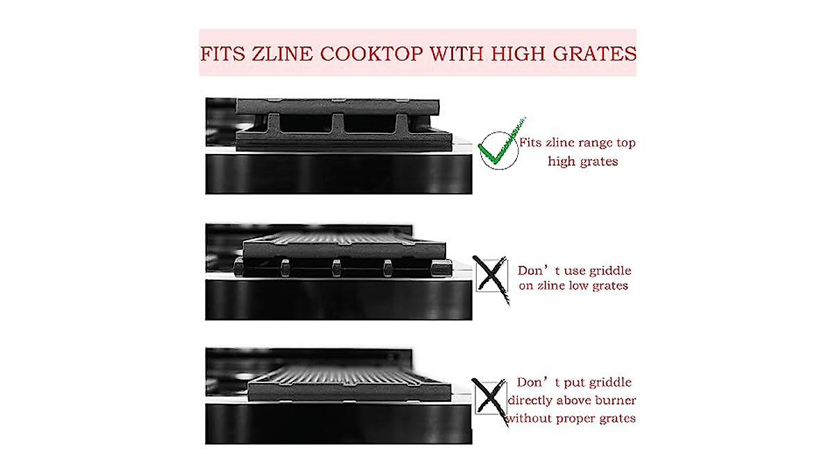 ZLINE Griddle Replacement Parts for Gas Stove Tops