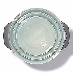 OXO Good Grips 9-Piece Nesting Bowl & Colander Set, Sea Glass