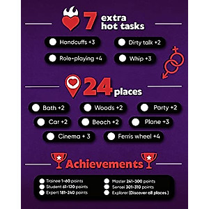 THELOVEGAME The Love Game Scratch Off Poster Game for Couples Valentines Day Gifts Wall Posters Gift for him and for her Wedding Gifts Romantic Game Dates Night (with Gift Tube)