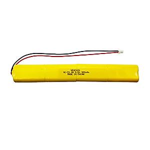 NEAFAZA BBAT0043A Ni-Cd 9.6V 900mAh Emergency Light Lighting Fixture Battery Compatible with ELBB003 ELB-B003 ELB-B004 ELBB004 OSI OSA228 DANTONA CUSTOM-306-U BBAT0044A BAA-96 (1 Pack)