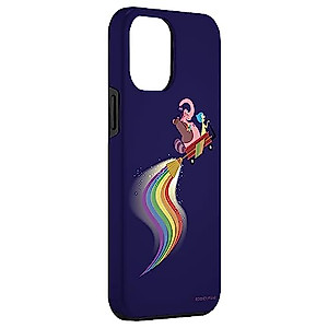 iPhone 14 Pro Max Disney and Pixar Inside Out Bing Bong and Joy Rainbow Case