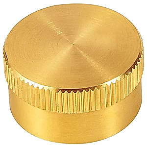 Uenede 8PCS Solid Brass Propane Bottle Caps Suitable for All 1LB Gas Refill Tank Cylinder Sealed Protect Cap