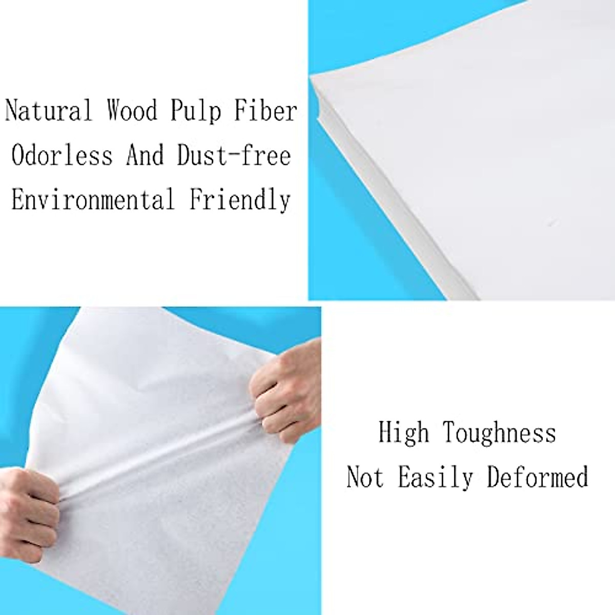 Hamiledyi Bird Cage Liner Papers Non-Woven Pet Cushion Disposable Absorbent Pad Accessories Cages Cushion Tray Mat for Parakeet Parrot Canary Finch Macaw