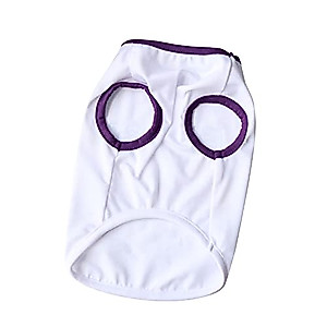 Pet Clothes for Small Dogs Boy Pet Print Shirts Breathable Summer Cotton Sleeveless T Shirt Comfortable Dog Shirts Breathable Dog Vest for Dogs Cats