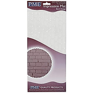 PME Brick Design Impression Mat for Cake Decorating