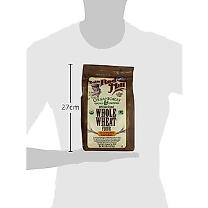 Bob's Red Mill, Organic Flour, Whole Wheat, 5 lb