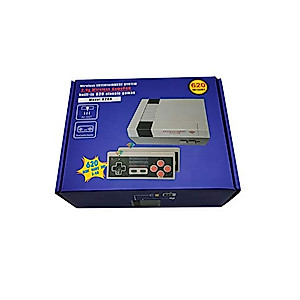 Generic Retro Wireless Video Game Console Classic Handheld Mini PC Game Player Built in 620 Games Dual Controller AV TV Game Machine for Kids,Children,Adult,Grey,18x14x7cm