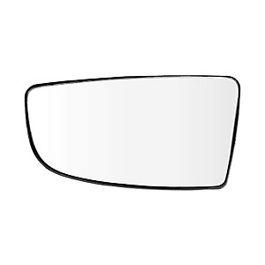 uxcell Driver Left Side Convex Mirror Replacement Lower Glass with Plate for Ford Transit 150 250 350 2015-Onward