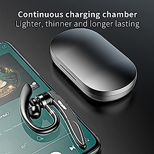 AVAZI K29 Bluetooth Dual Mic Noise Canceling Mono Headset for Mobile Phones 10 Hours of Talk Time for On-The-Go Mobile Professionals & Drivers