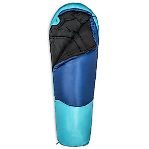 Lucky Bums Serenity ll | Mummy Sleeping Bag, Blue, 74 in (175.74BL)