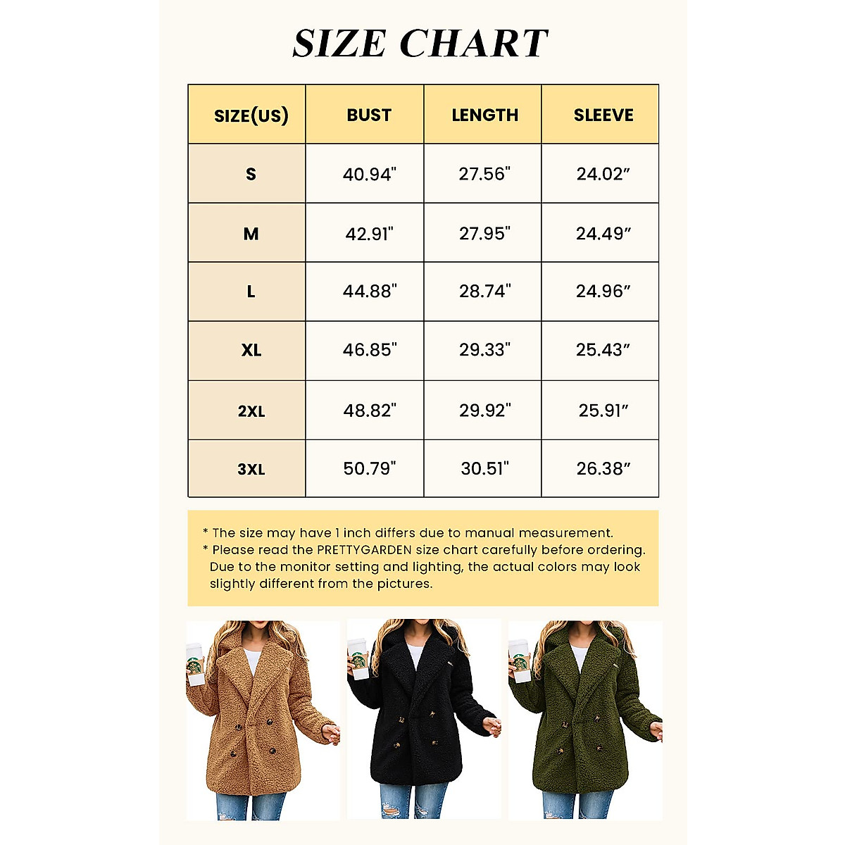 PRETTYGARDEN Women's Fashion Winter Coat Long Sleeve Lapel Button Faux Shearling Shaggy Oversized Shacket Jacket (Style Two Dark Grey,Medium)